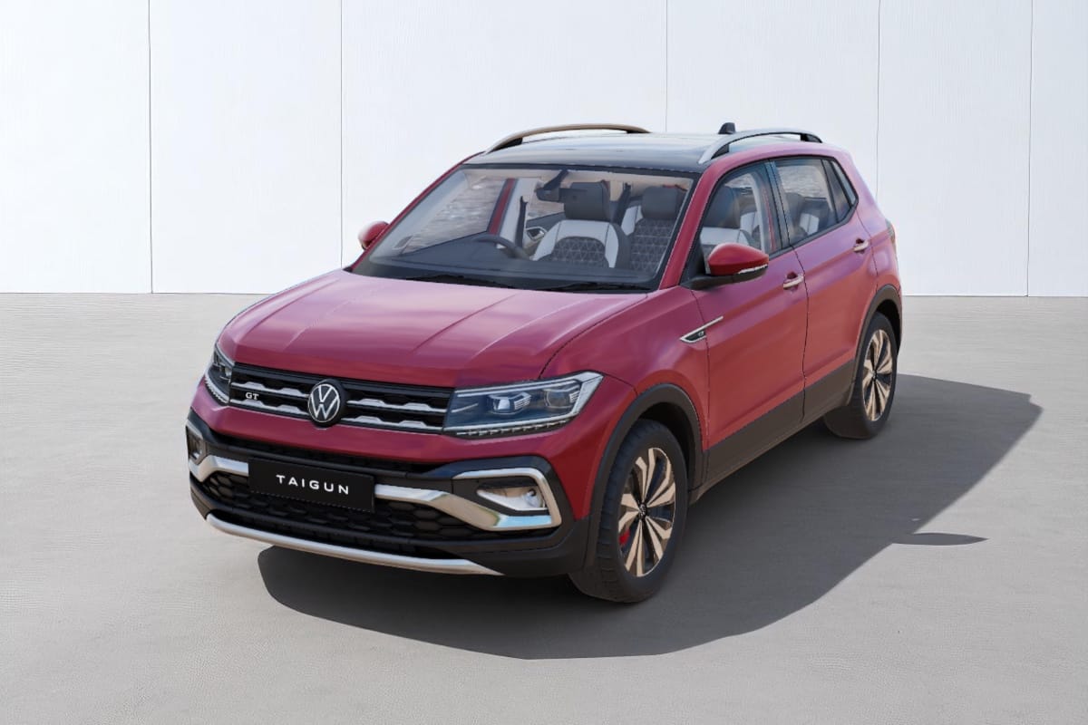 Volkswagen Taigun Wild Cherry Red – Check Wild Cherry Red Price ...